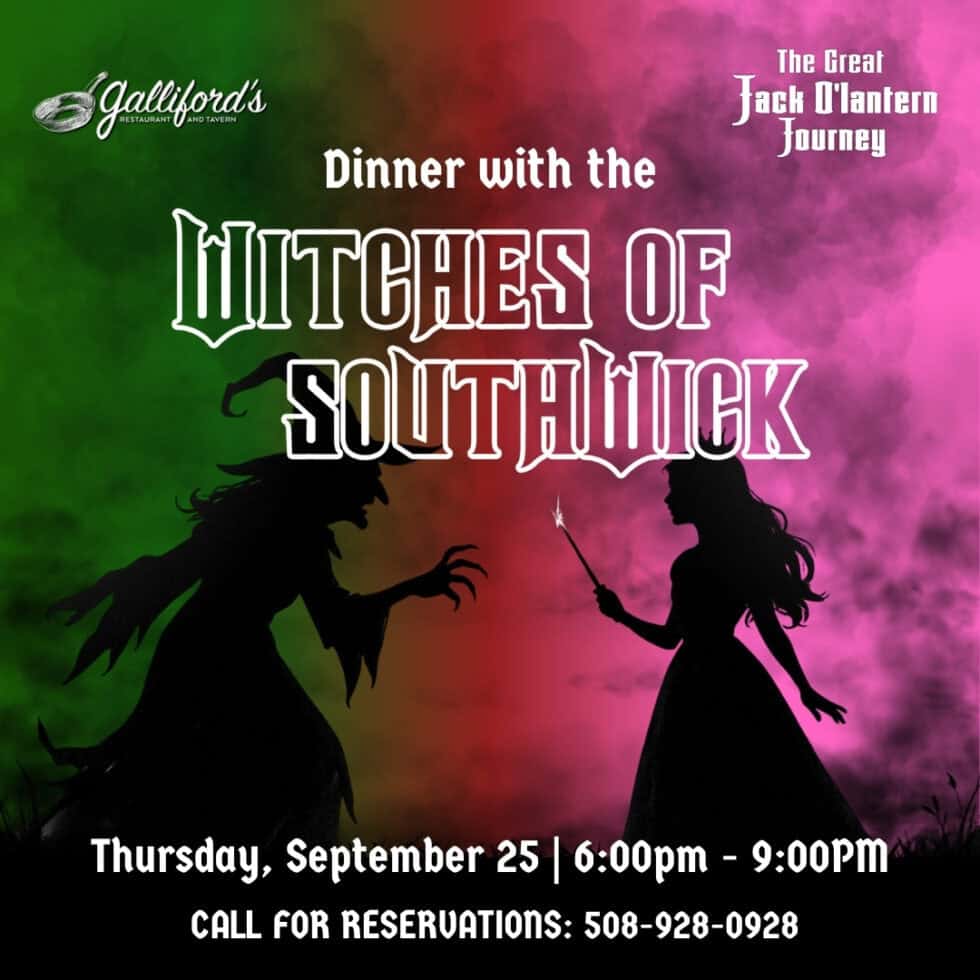 Dinner with the Witches of Southwick | Southwick's Zoo